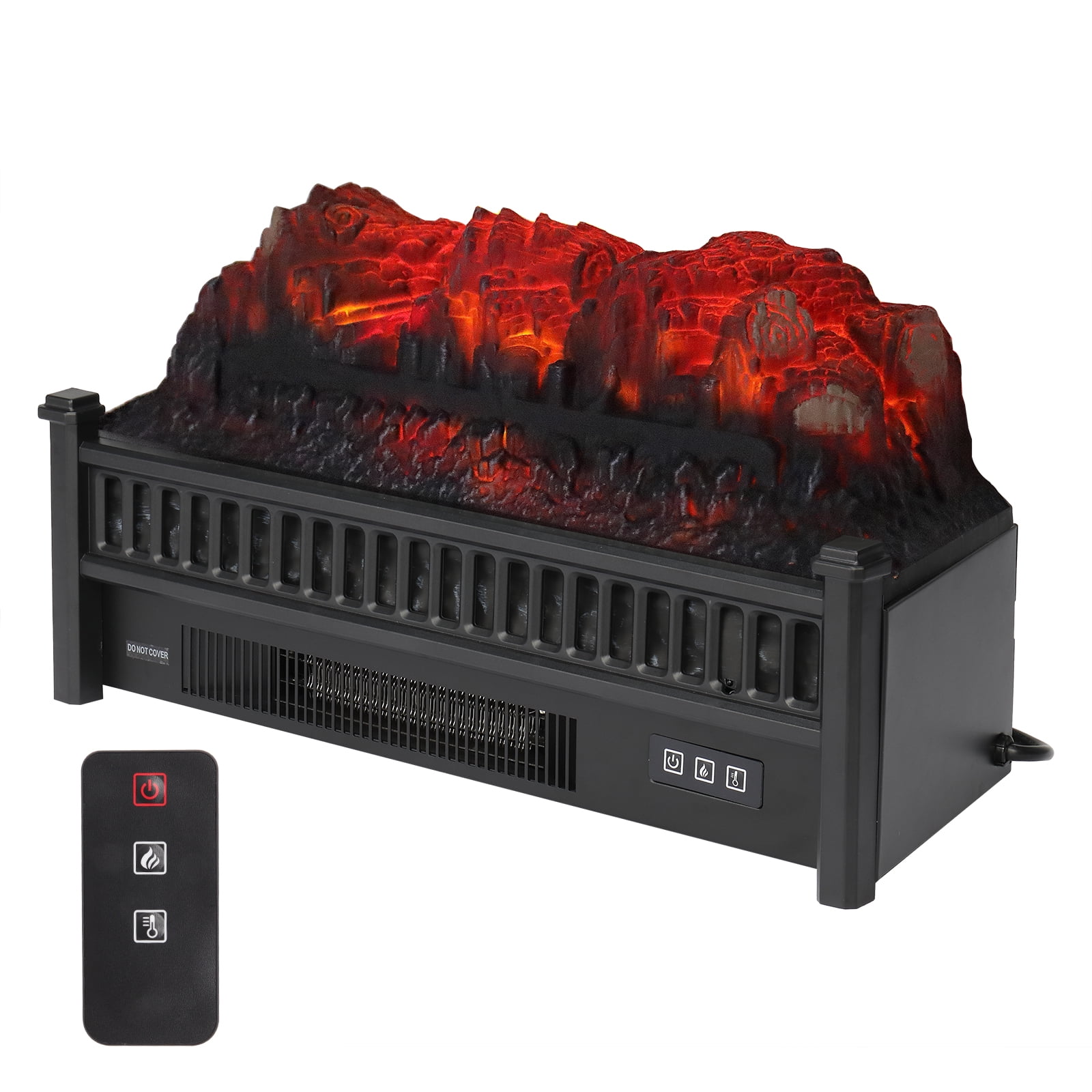 QXDRAGON Eternal Flame Infrared Electric Fireplace Logs, Infrared ...