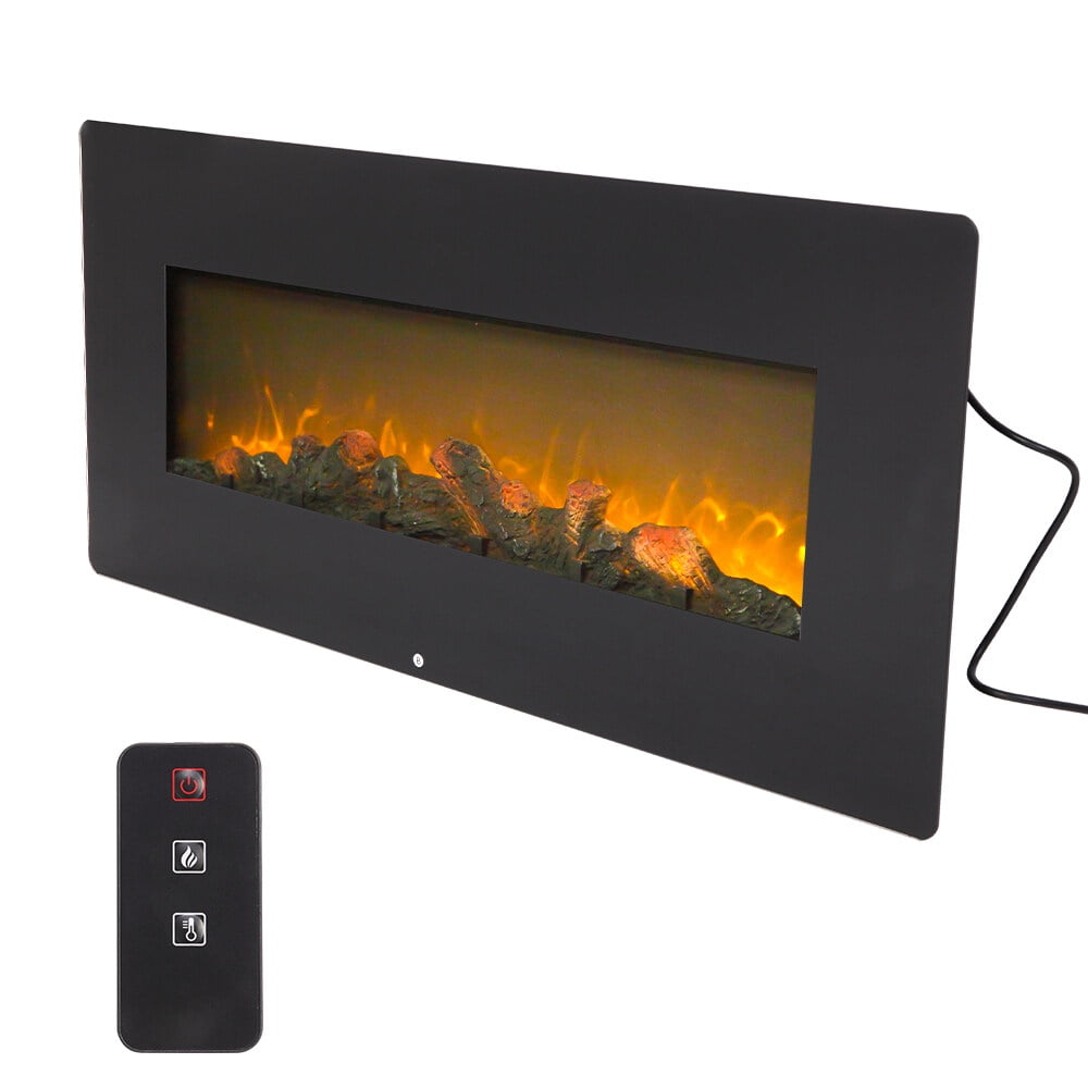 QXDRAGON Eternal Flame Infrared Electric Fireplace Logs, Infrared ...