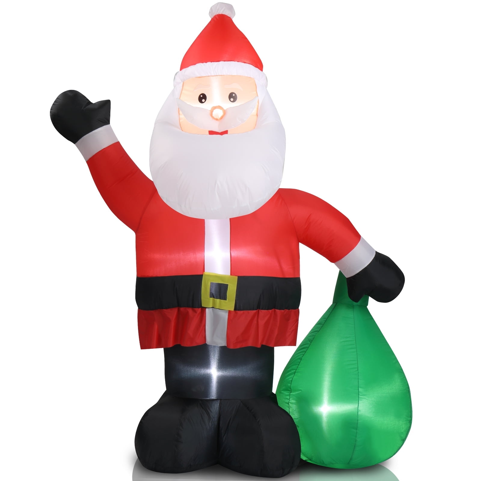 QXDRAGON Inflatable Santa Claus Christmas Decoration 6ft - Walmart.com