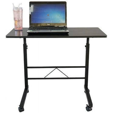 Mxtark Adjustable Workstation, Pneumatic Mobile Desk, Portable Bedside ...