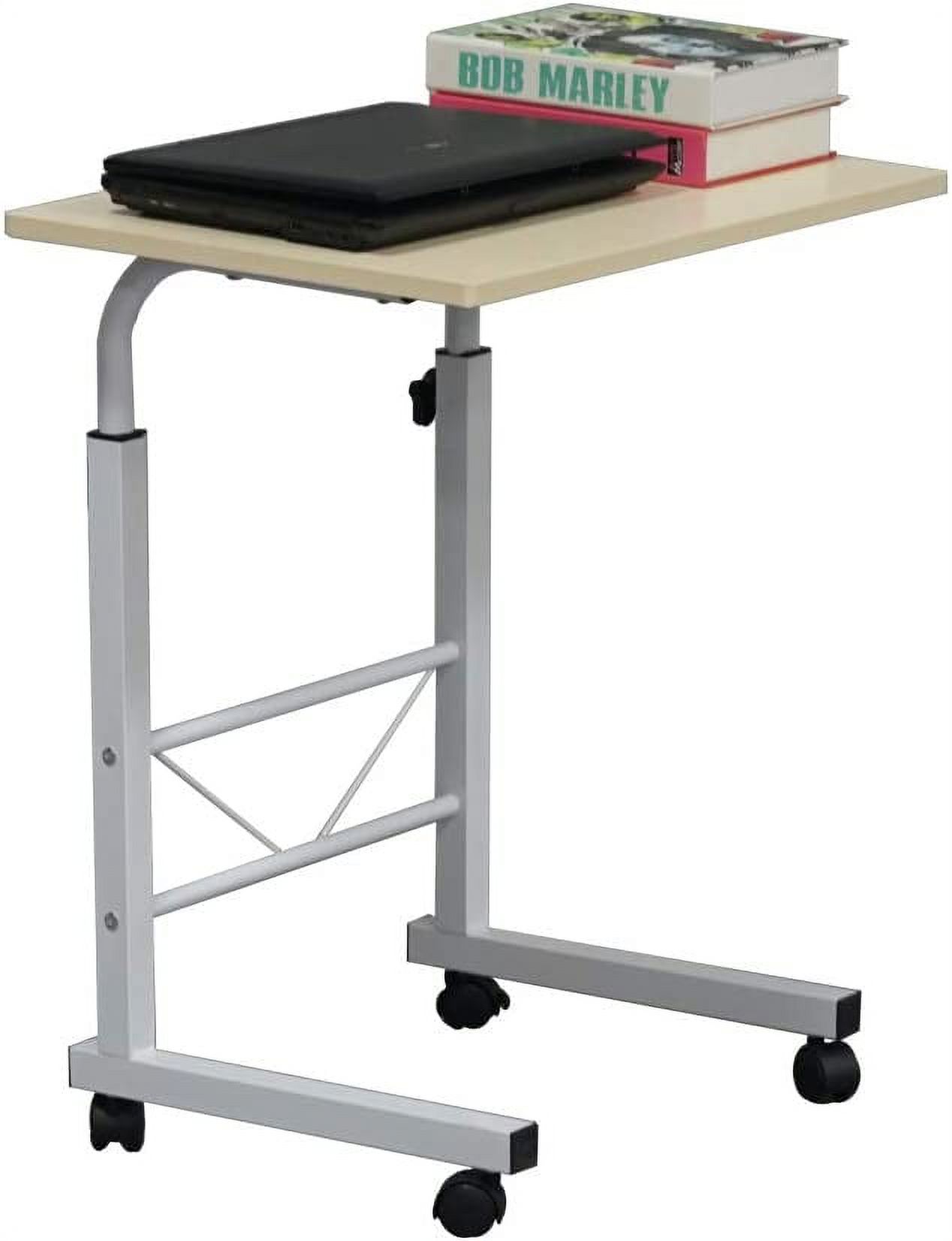 QXDRAGON Laptop Cart 23.6" Mobile Table Movable Portable Height ...