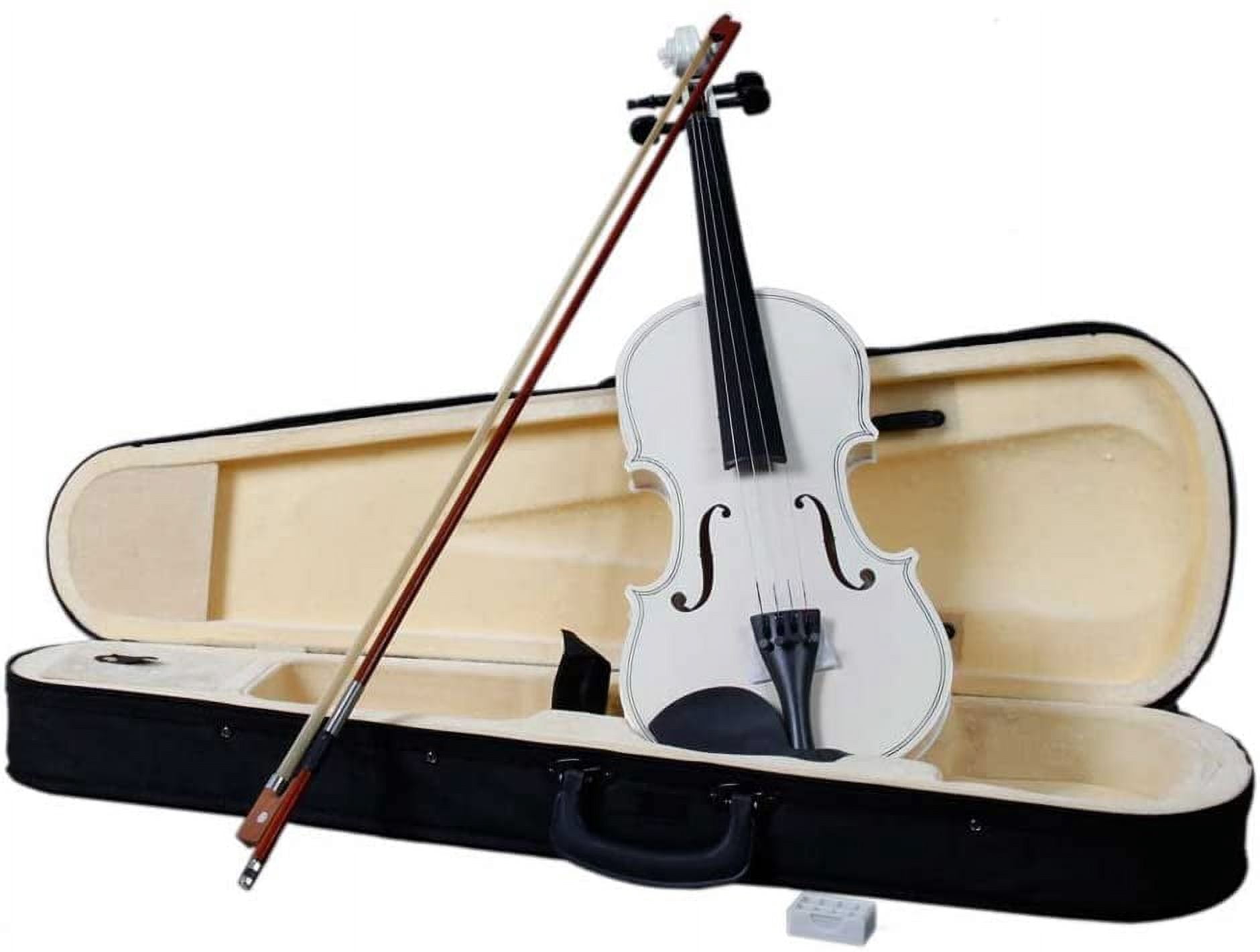 QXDRAGON Violin 4/4 Full Size Fiddle Set Acoustic Violin for Kids ...