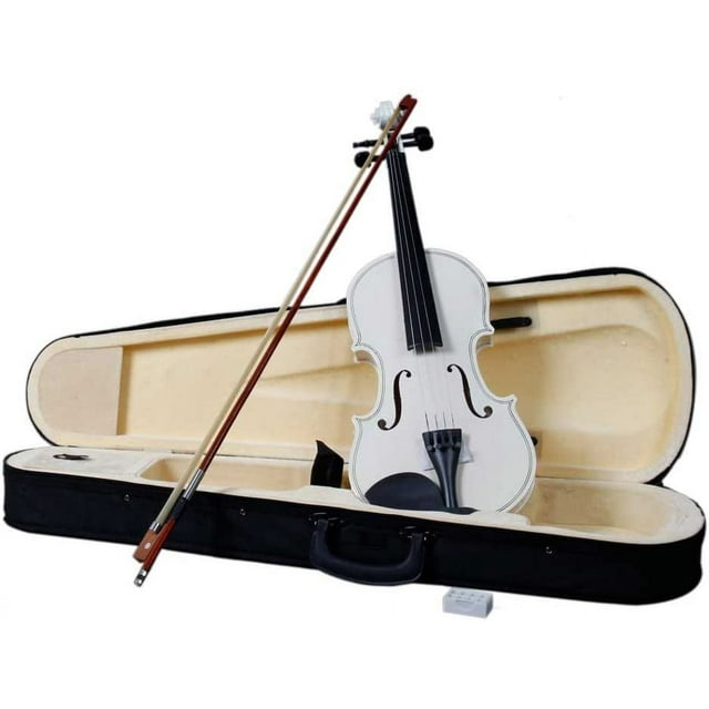 QXDRAGON Violin 4/4 Full Size Fiddle Set Acoustic Violin for Kids ...