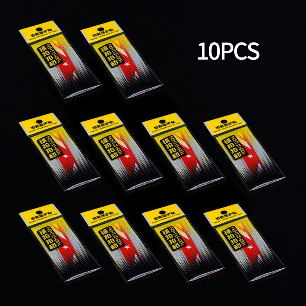 QXKE 10 Pc Wear Resistant Deformation Badminton Racket Frame Protector ...