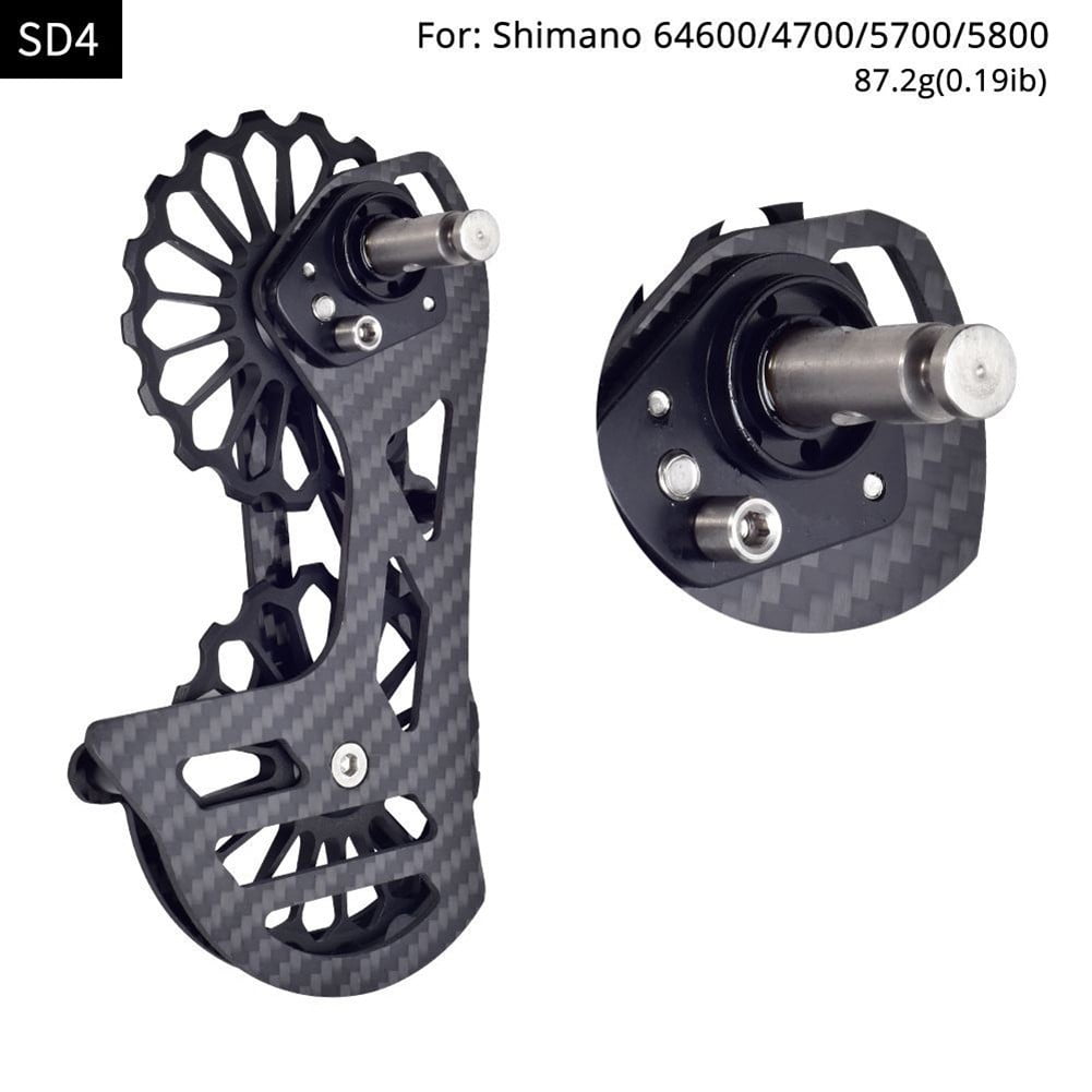 QXKE Road Car Carbon Fiber Large Guide Wheel Rear Dial Guide Wheel ...