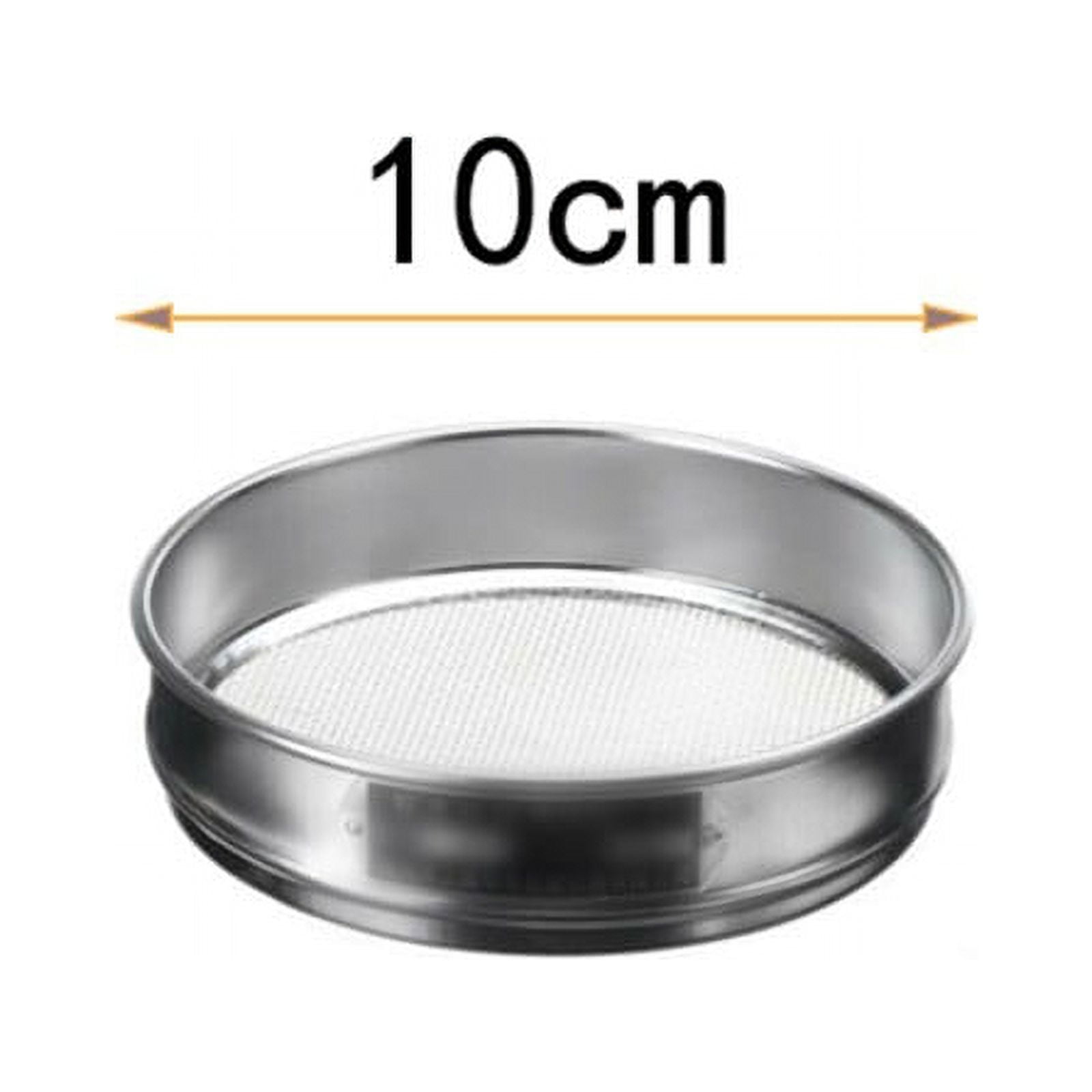 QXKE Stainless Steel Garden Riddle Sieve Mesh Soil Sifter Seed Tray ...