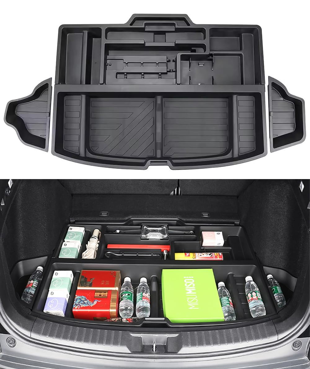 Rav4 Trunk Organizer Toyota RAV4 Trunk Storage Organizer - Hidden Under ...