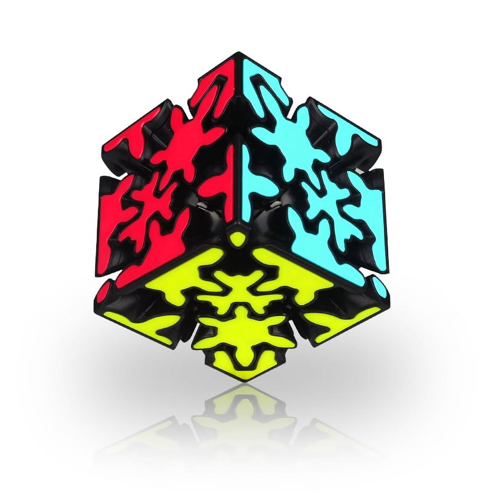 QY Crazy Gear 3x3 Magic Cube QiYIi Vivid Color MOFANGGE Cube Puzzle ...