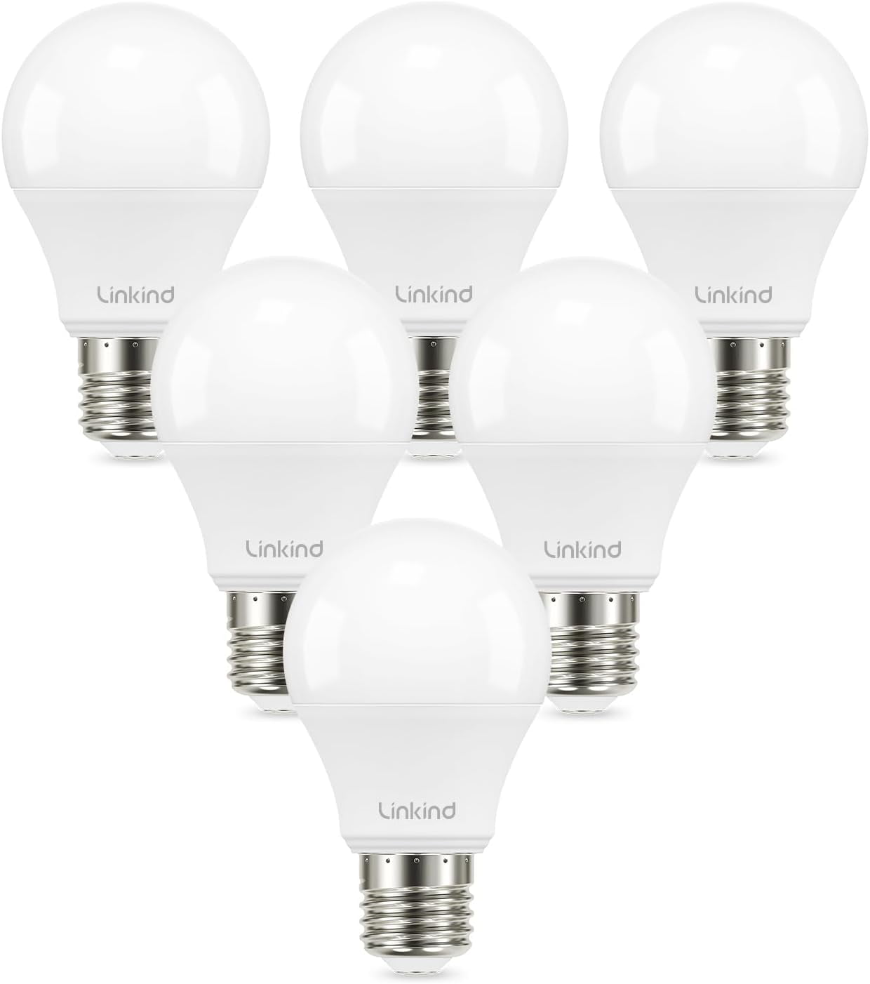 QYONG-A19 Led Light Bulbs, 60W Equivalent Dimmable Light Bulbs, 3000K ...