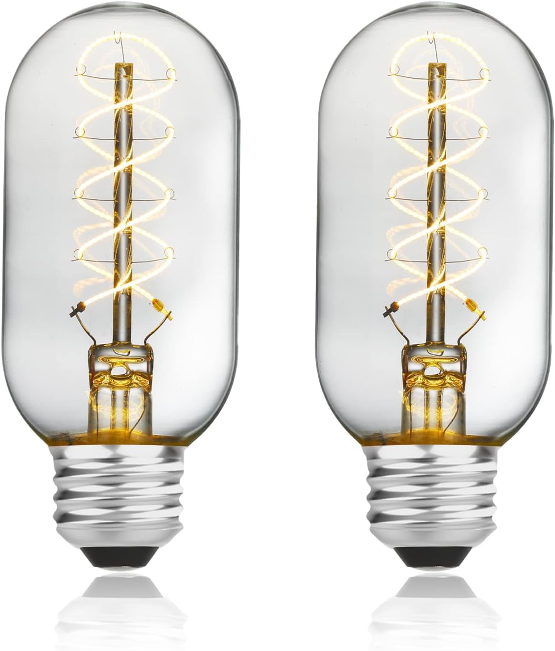 QYONG-Non-Dimmable Edison Bulbs 40 Watt 2700K Soft White, Super Thin ...