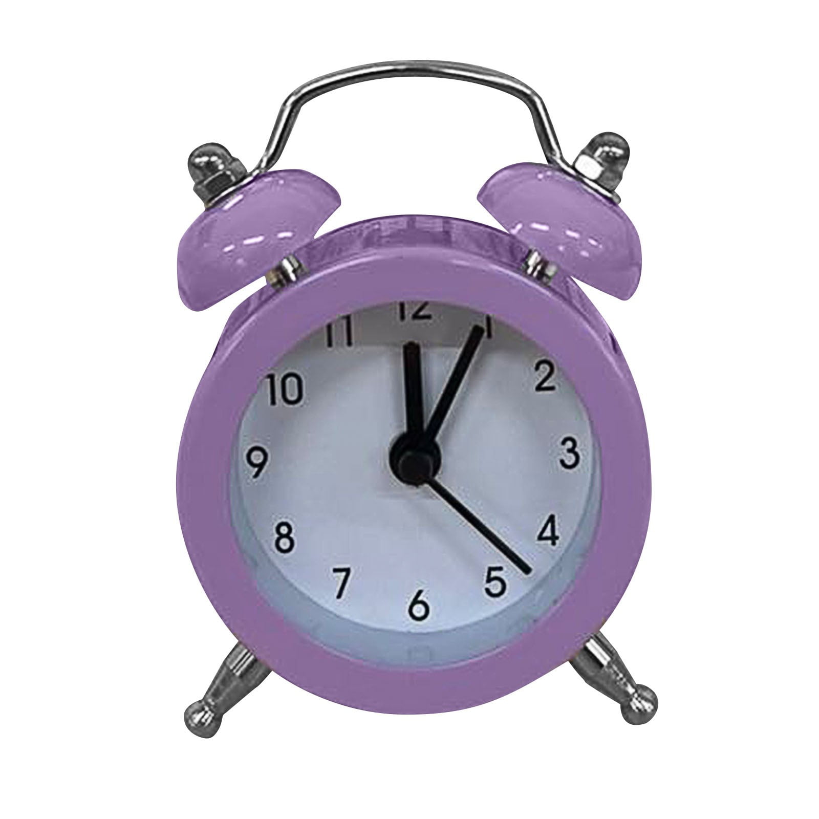 QYROS Classic Twin Bell Alarm Clock with Loud Alarm, Silent Non-Ticking ...