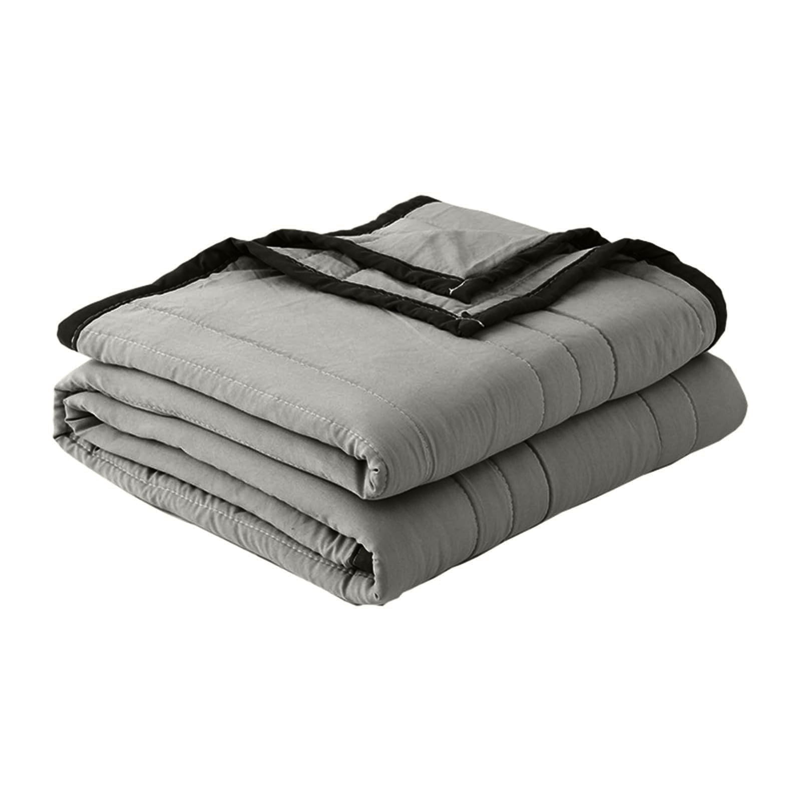 QYROS Premium Soft Pink Weighted Blanket for Adults 100% Cotton ...