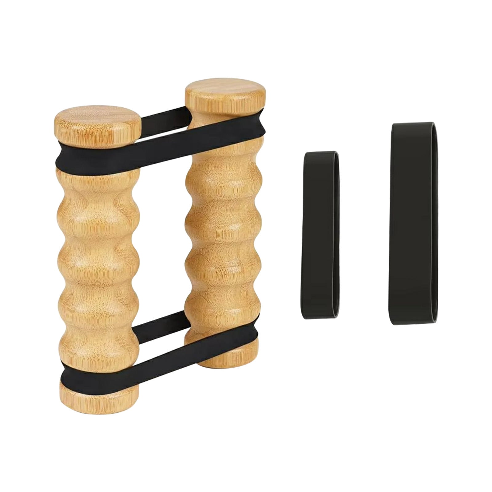 QYROS Premium Wooden Foot Massager Roller Stress Relief, Plantar ...