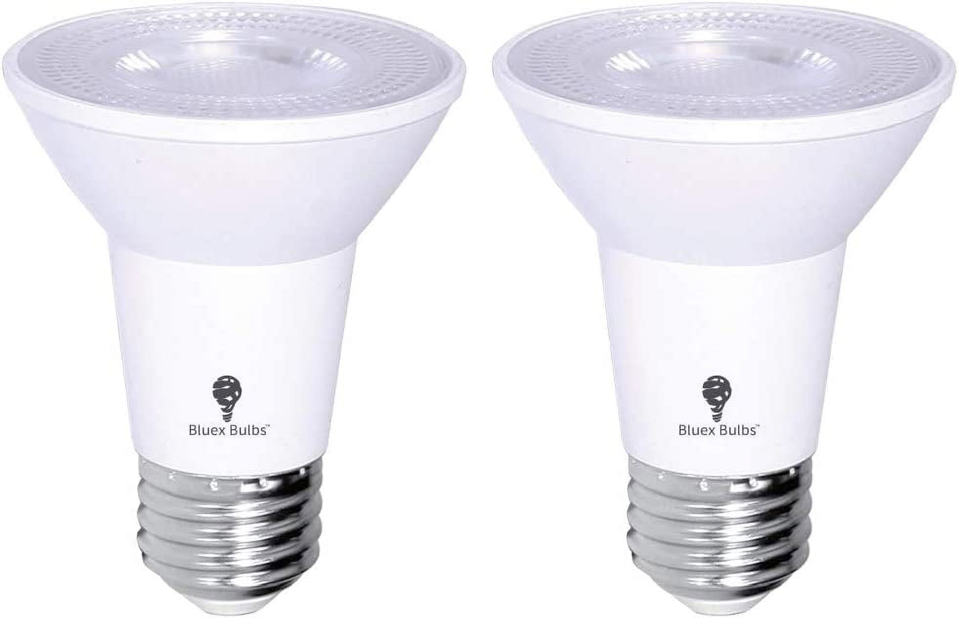 QYUN-2 Pack Par20 Outdoor Led Flood Light Bulb 8W 75 Watt Equivalent ...