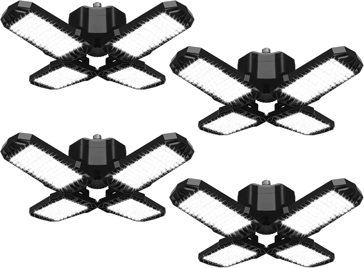 QYUN-4 Pack Led Garage Light, 150W 15000Lm 6500K Led Shop Lights ...