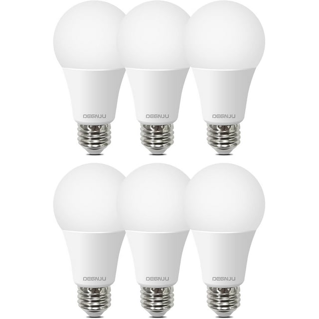 QYUN-A19 Led Light Bulbs, 100 Watt 5000K Daylight Light Bulbs, 1500 Lumens, E26 Standard Base ...