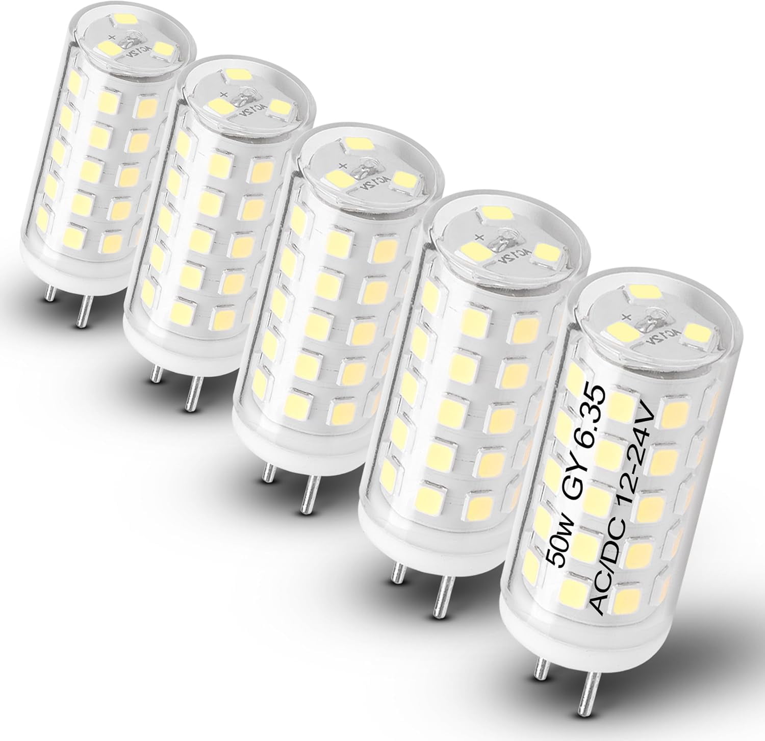 QYUN-Ac/Dc 12-24V 5W G6.35 Led Bulb Daylight White 6000K G6.35/Gy6.35 ...