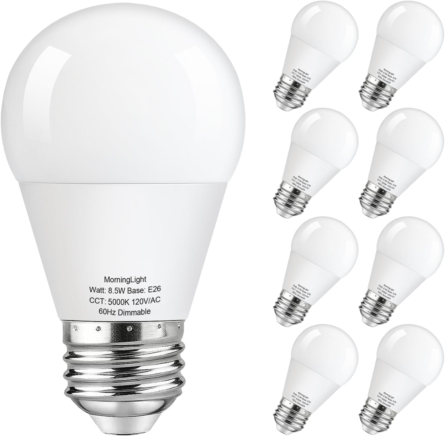 QYUN-Dimmable A15 Led Light Bulb 75 Watt Equivalent, A15 Daylight 5000K Led Light Bulb 75 Watt ...