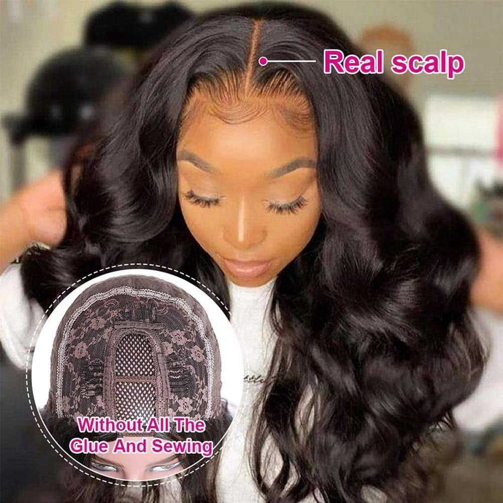 FGERFE-Curly V Part Wig 180% Density No Leave Out V Part Wigs Upgrade U ...