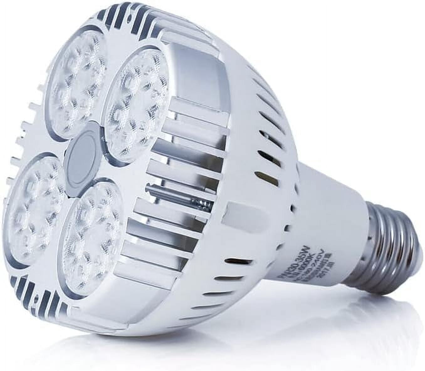 QYUN-E26 35W Par30 Led Bulb (100 Watt Equivalent) 6000K 3500Lm 25 ...