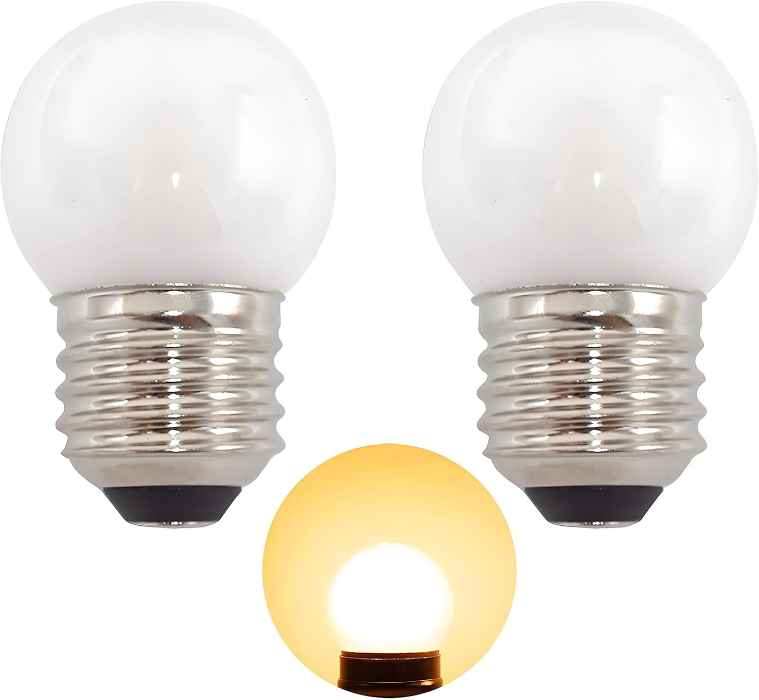 QYUN-G40 1.5 Watt Low Wattage Led Bulb 15 Watt Equivalent,Standard E26 ...