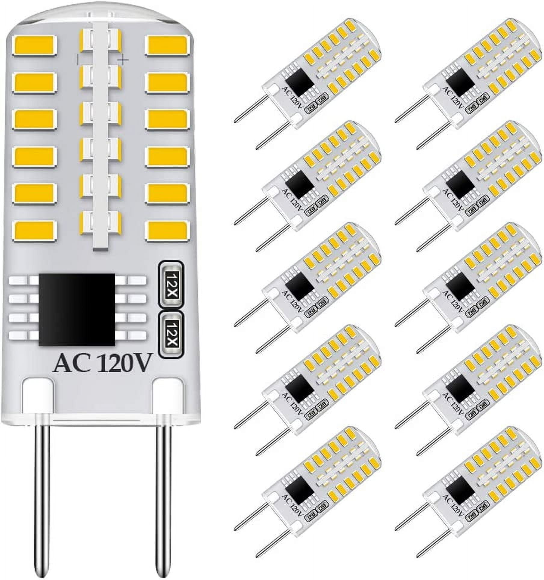 QYUN-G8 Led Bulb Dimmable 3W Equivalent To T4 Jcd Type Bi-Pin G8 Base ...