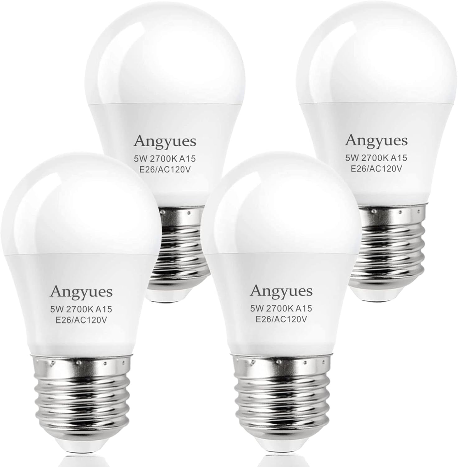 QYUN-Led Bulb 120V 40W Equivalent Light Bulb, A15 Led Bulb Warm White ...