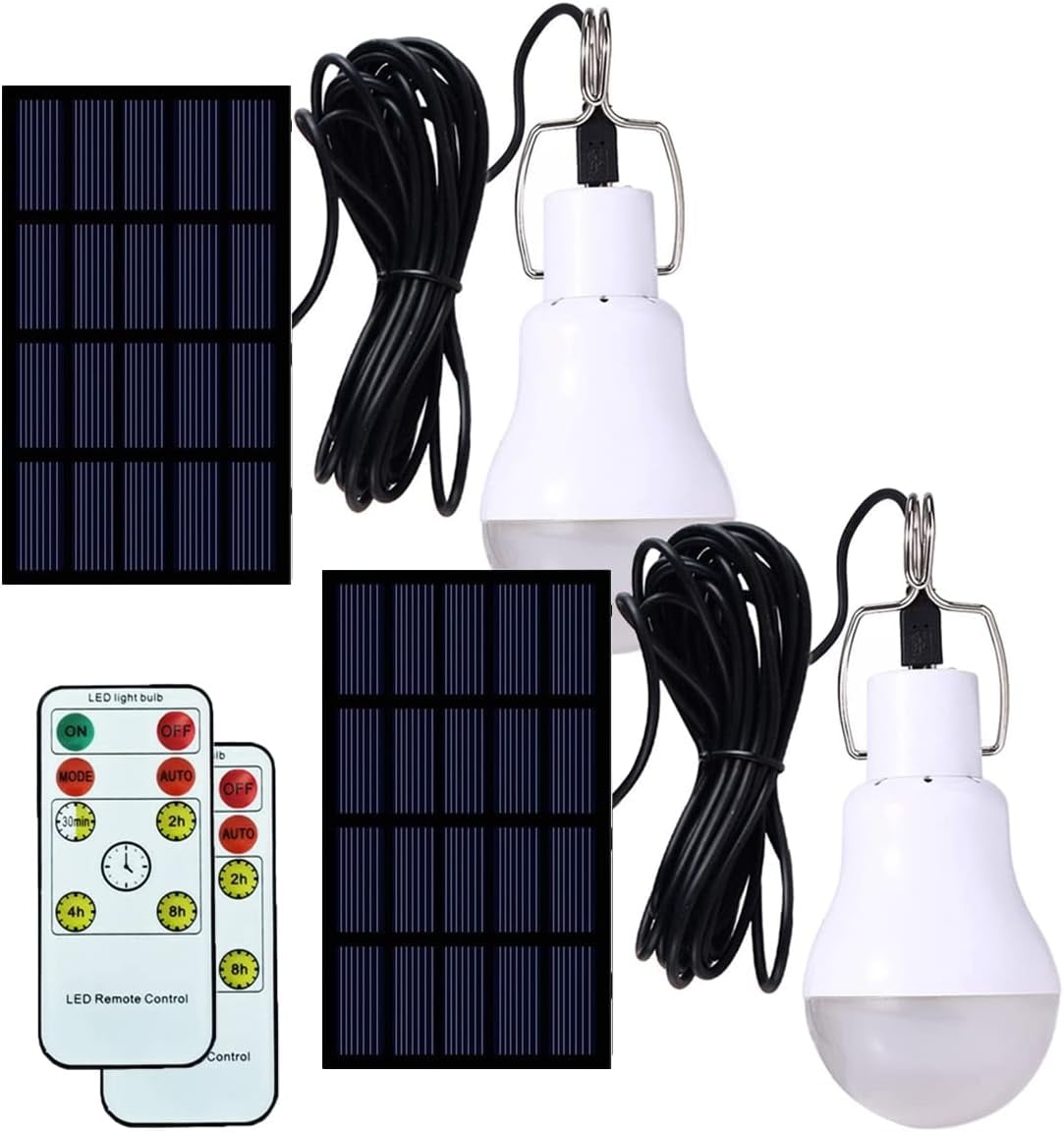 QYUN-Solar Bulb Light 350Lm Solar Powered Portable Camping Light Led ...