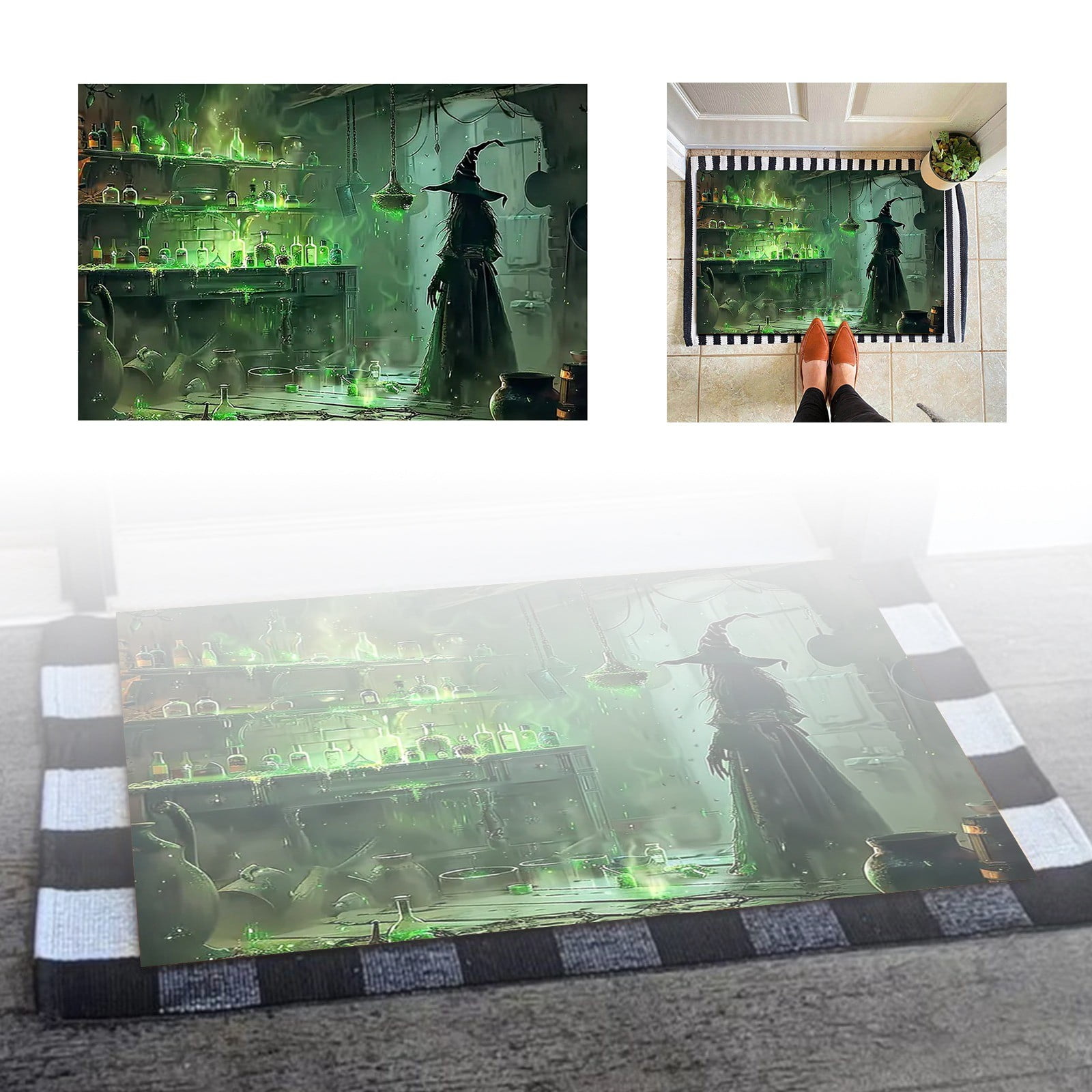 QYY Halloween Theme 12 Fabric Logo Poster Banner Background Halloween ...