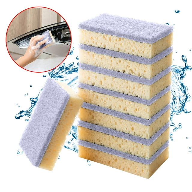 QYY High-density Wave Dishwashing Sponge Wipe Kitchen Color Cleaning ...