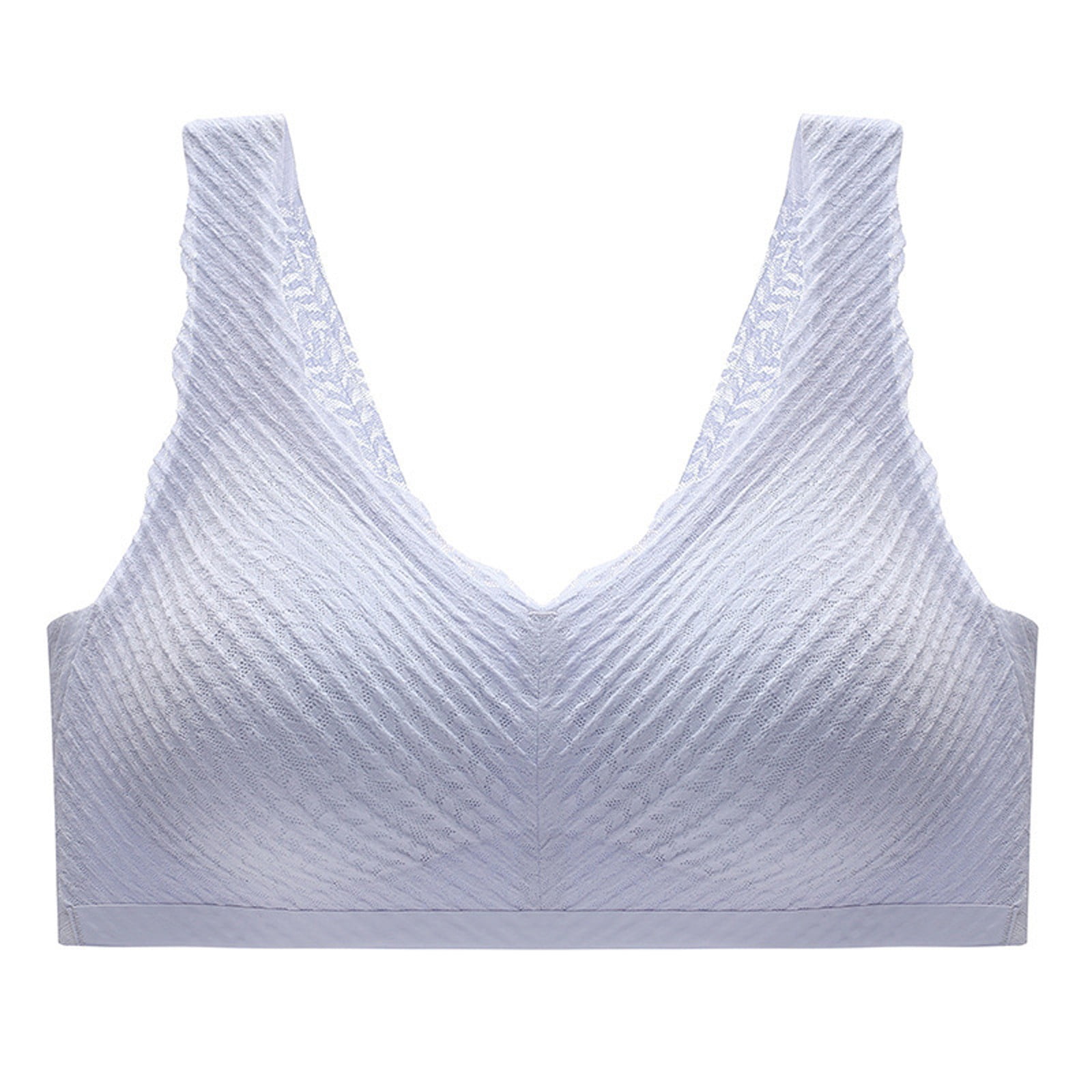QYZEU Womens Sports Bras High Support Wireless Compression Bras ...