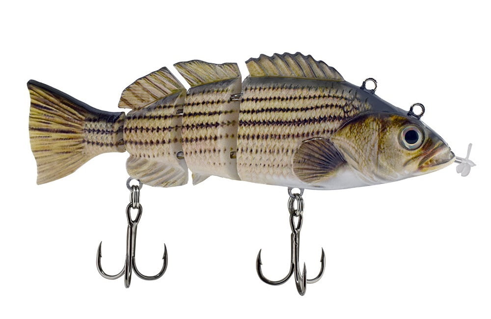 QZ Rechargeable multi-section fish green LED light-emitting simulation ...