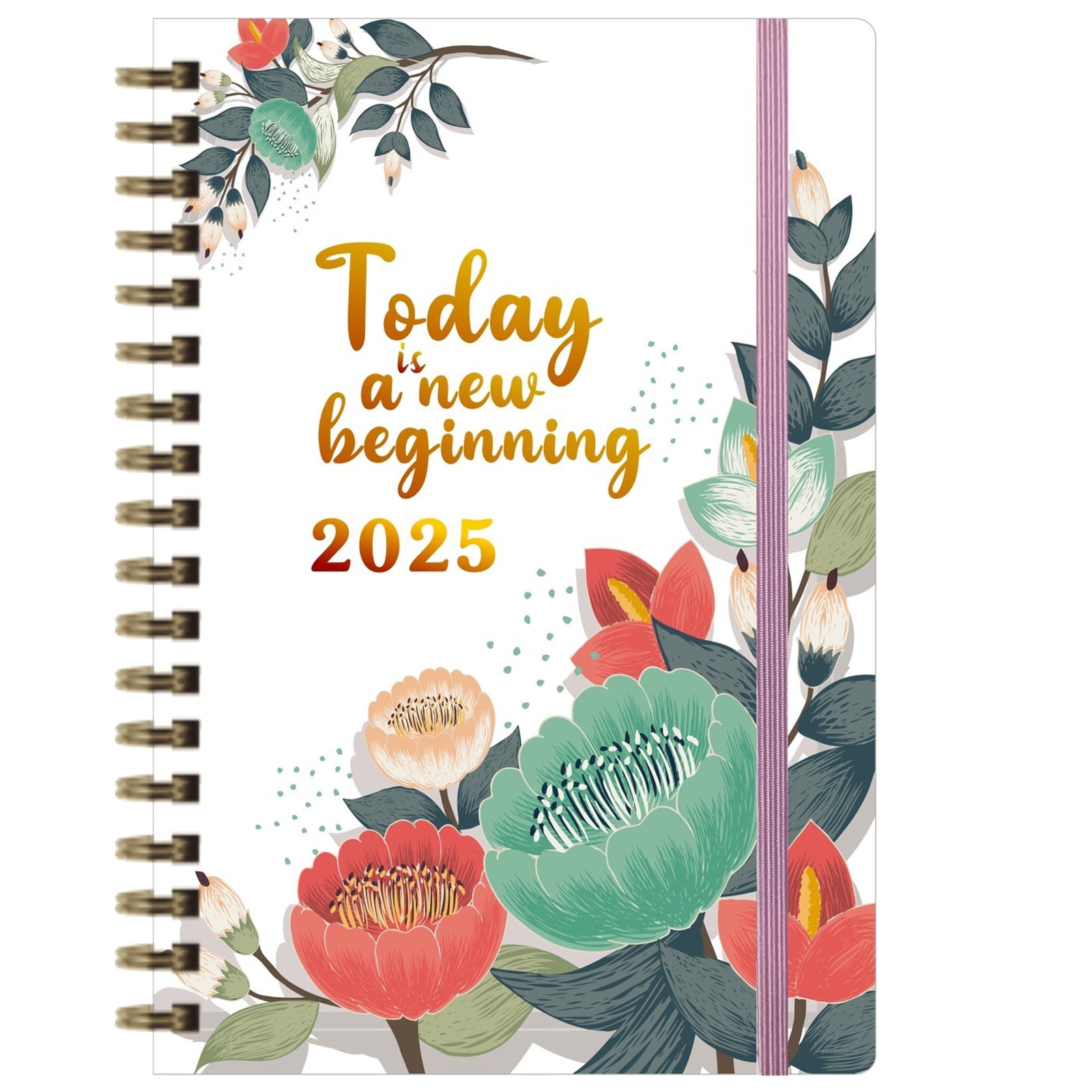 QZGZDS 2025 Planner with Monthly & Weekly Views, A5 Size, Durable ...