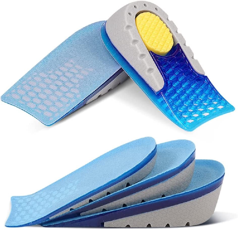 QZLGJL Height Increase Insole Heel Cushion Insert Gel Heel Lift for Leg ...