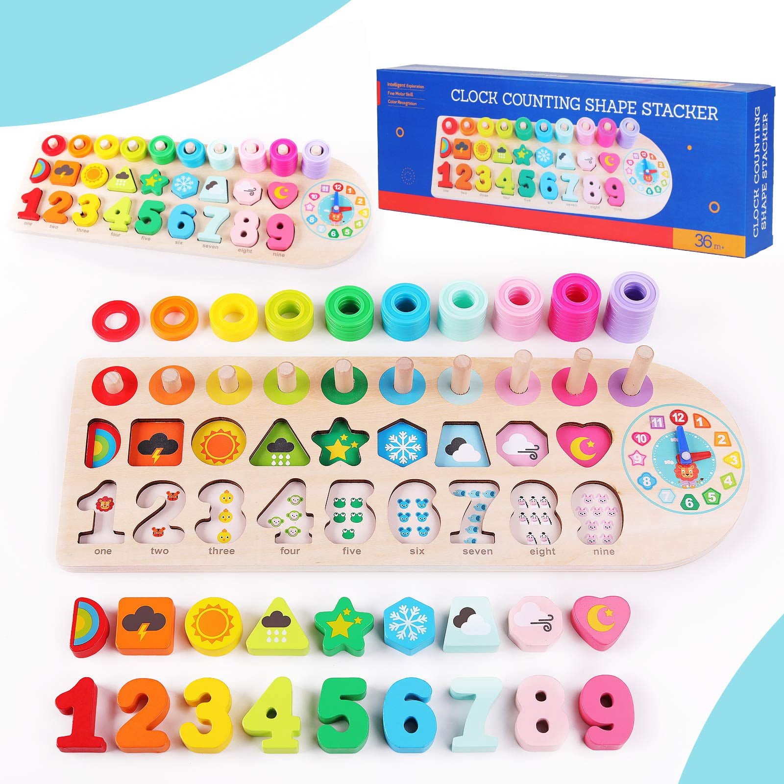QZMTOY Preschool Educational Learning MSF2 Montessori Toys for Kids ...