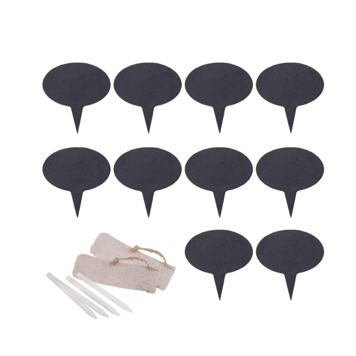 QZS Cheese Markers Set,2.2x2.3In Cupcake Chalkboard Picks for Dinner ...