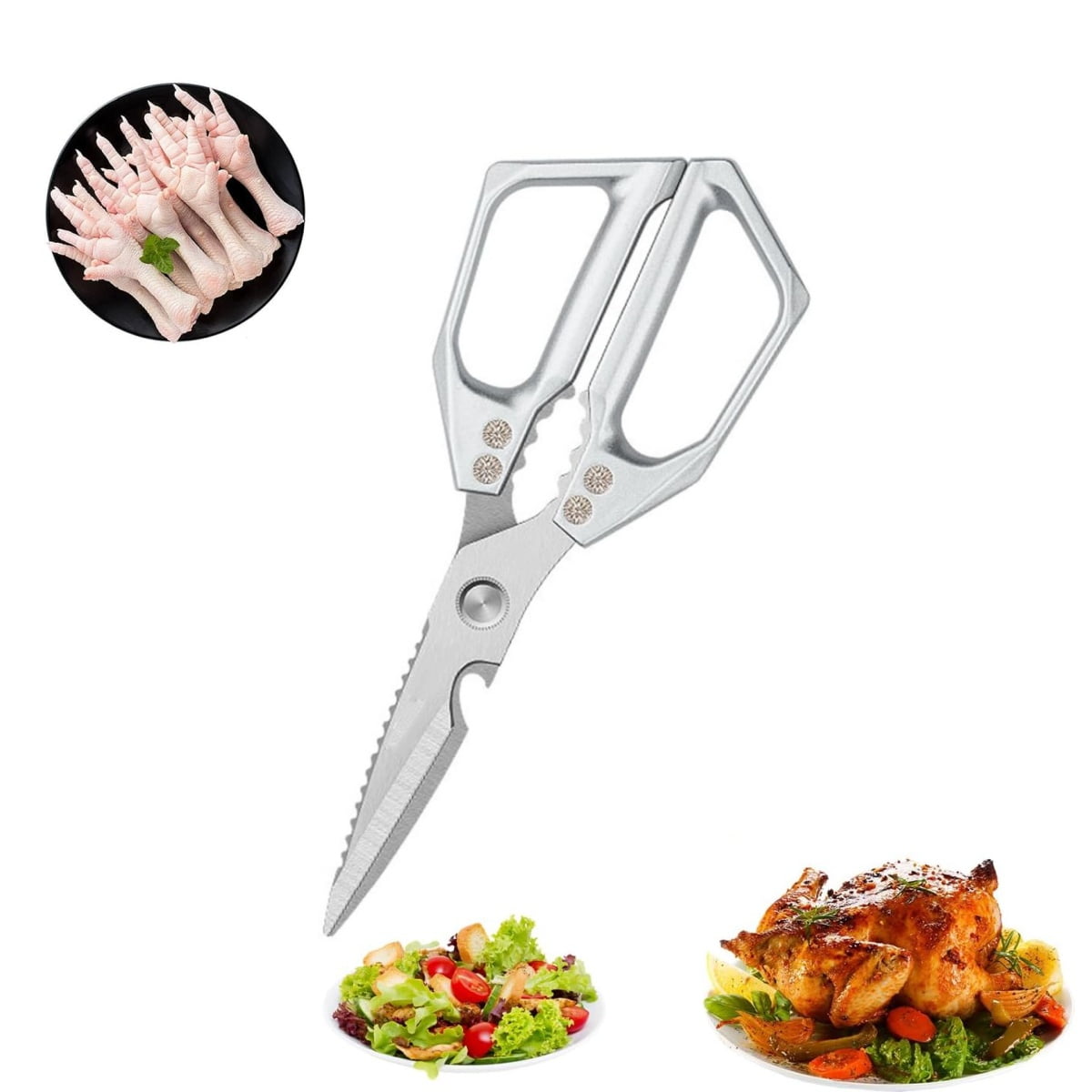 QZS Heavy Duty Poultry Shear,Premium Sharp Kitchen Shears for Food,1pcs ...