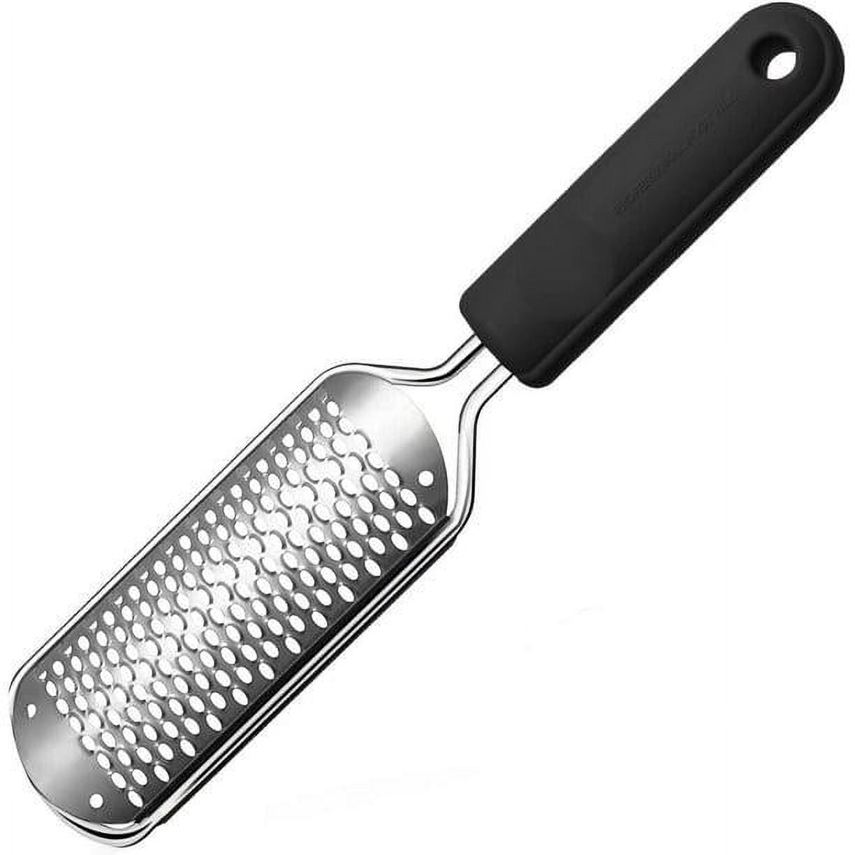 QZZL Foot File Hard Remover (Black), Heel Scraper Professional Pedi ...