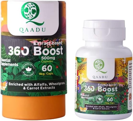Qaadu 360 Boost Multivitamin Capsule 60pc | Multivitamin for Men ...