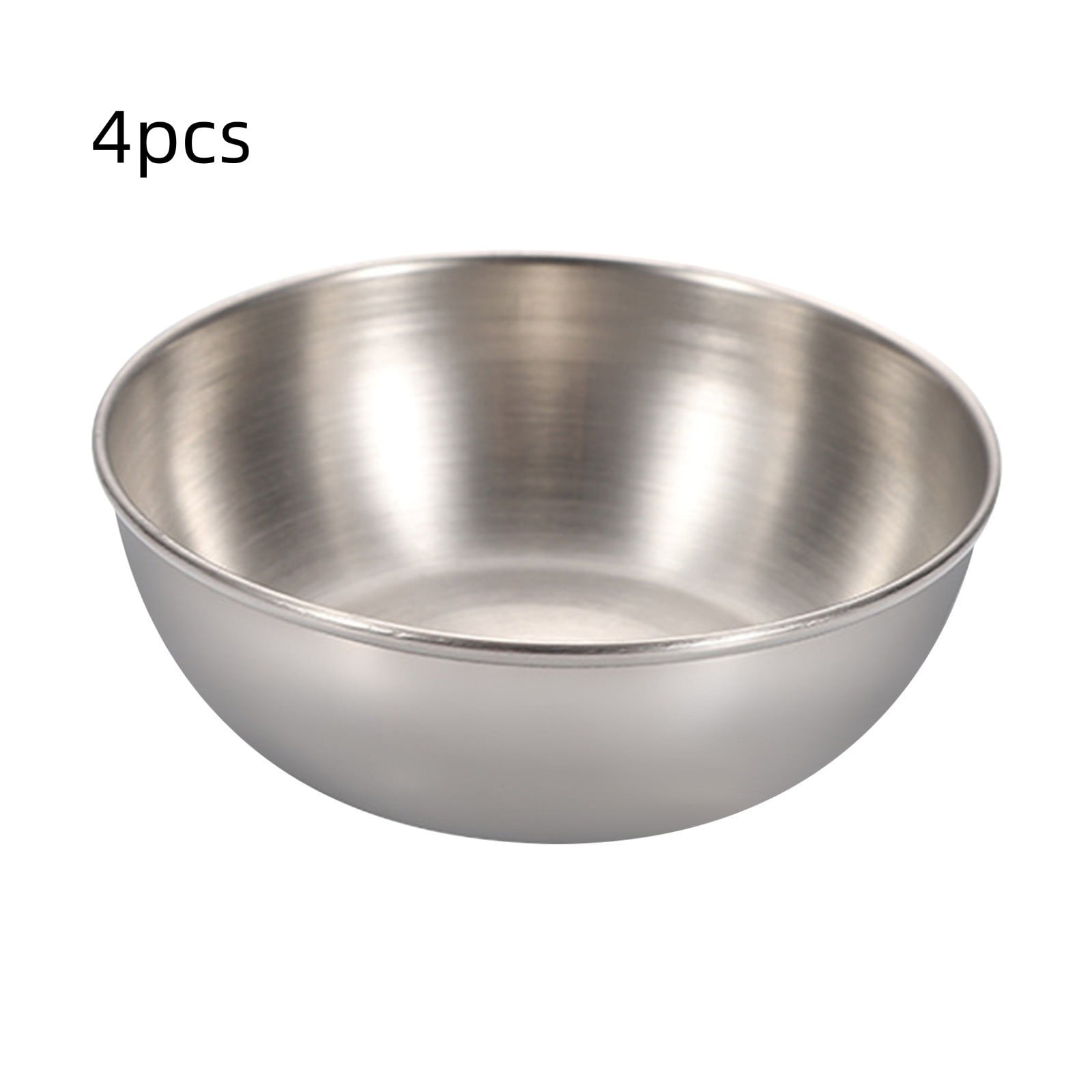 Qaailabf 4-Piece Stainless Steel Mini Dipping Bowls Set for Sauce, Soy ...
