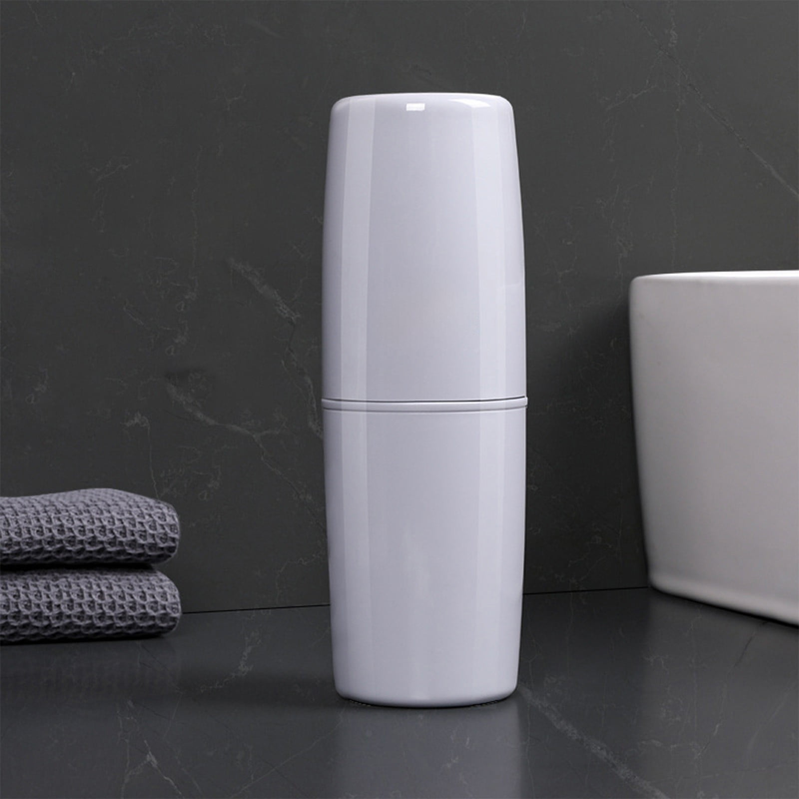 Qaailabf 4-Piece Travel Toiletries Set with Shampoo Pump and Lotion ...