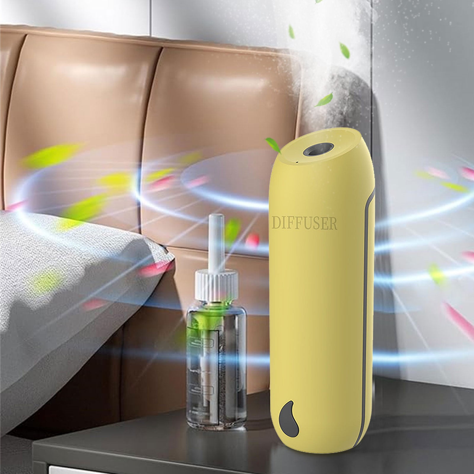 Qaailabf 45ml Portable Essential Oil Diffuser Humidifier with 3 Timer ...