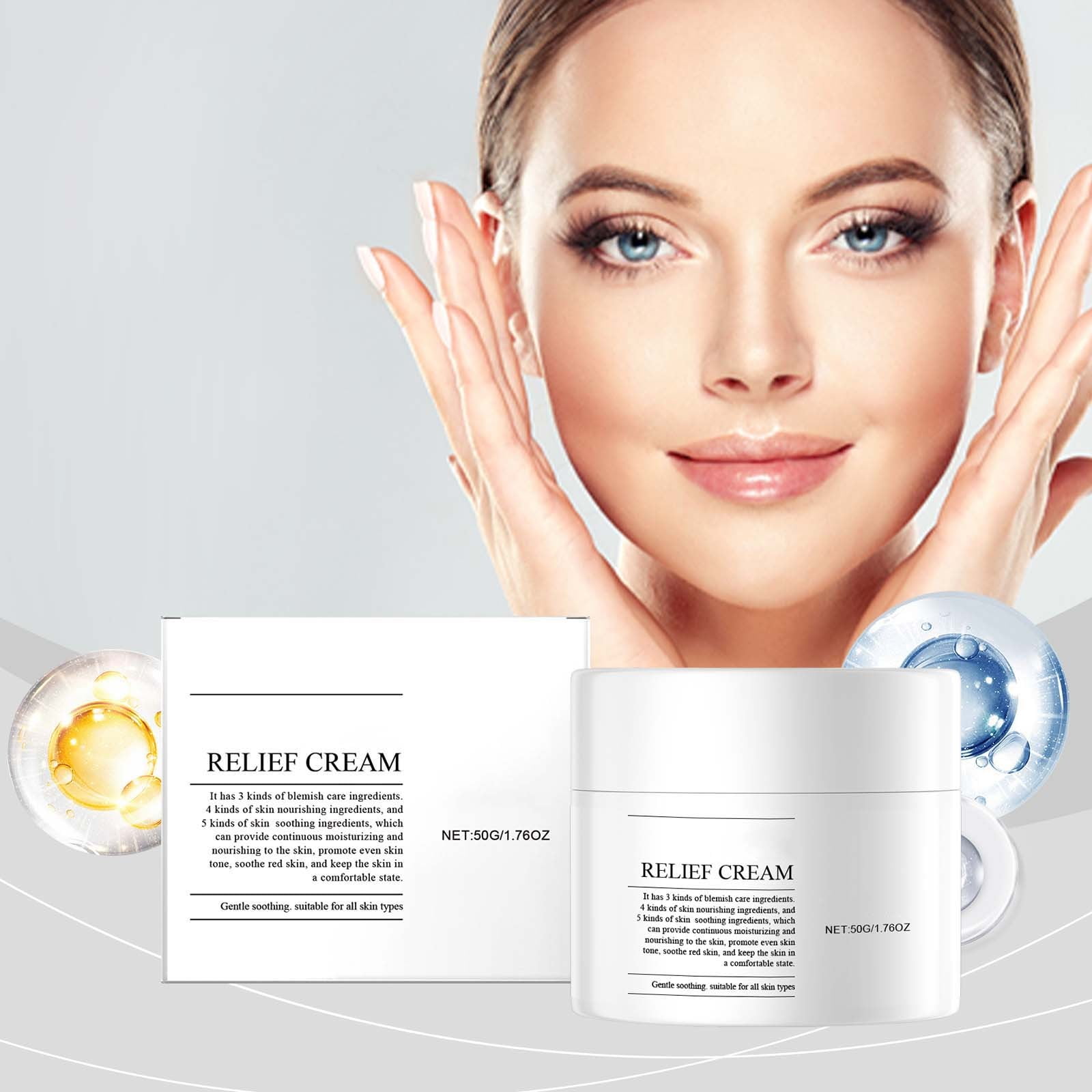 Qaailabf 50g Deep Hydrating Face Cream with Pore Tightening Complex ...