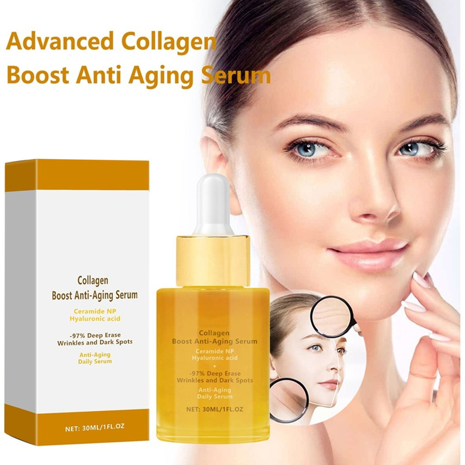 Qaailabf Advanced Collagen Aging Serum | Instant Firming Face Treatment ...