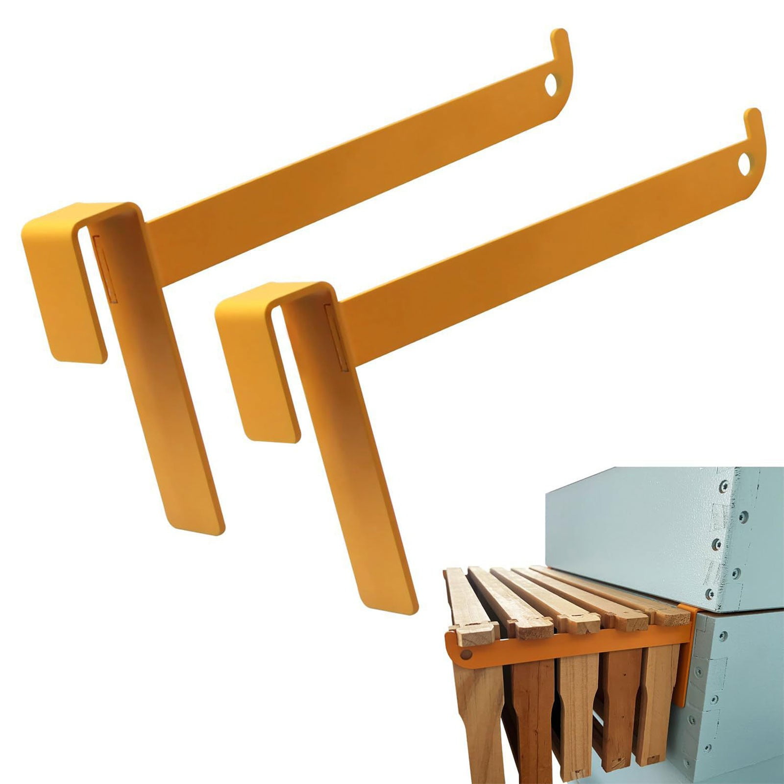 Qaailabf Beekeeping Honeycomb Support Frame 2-Pcs - Hexagonal Structure ...