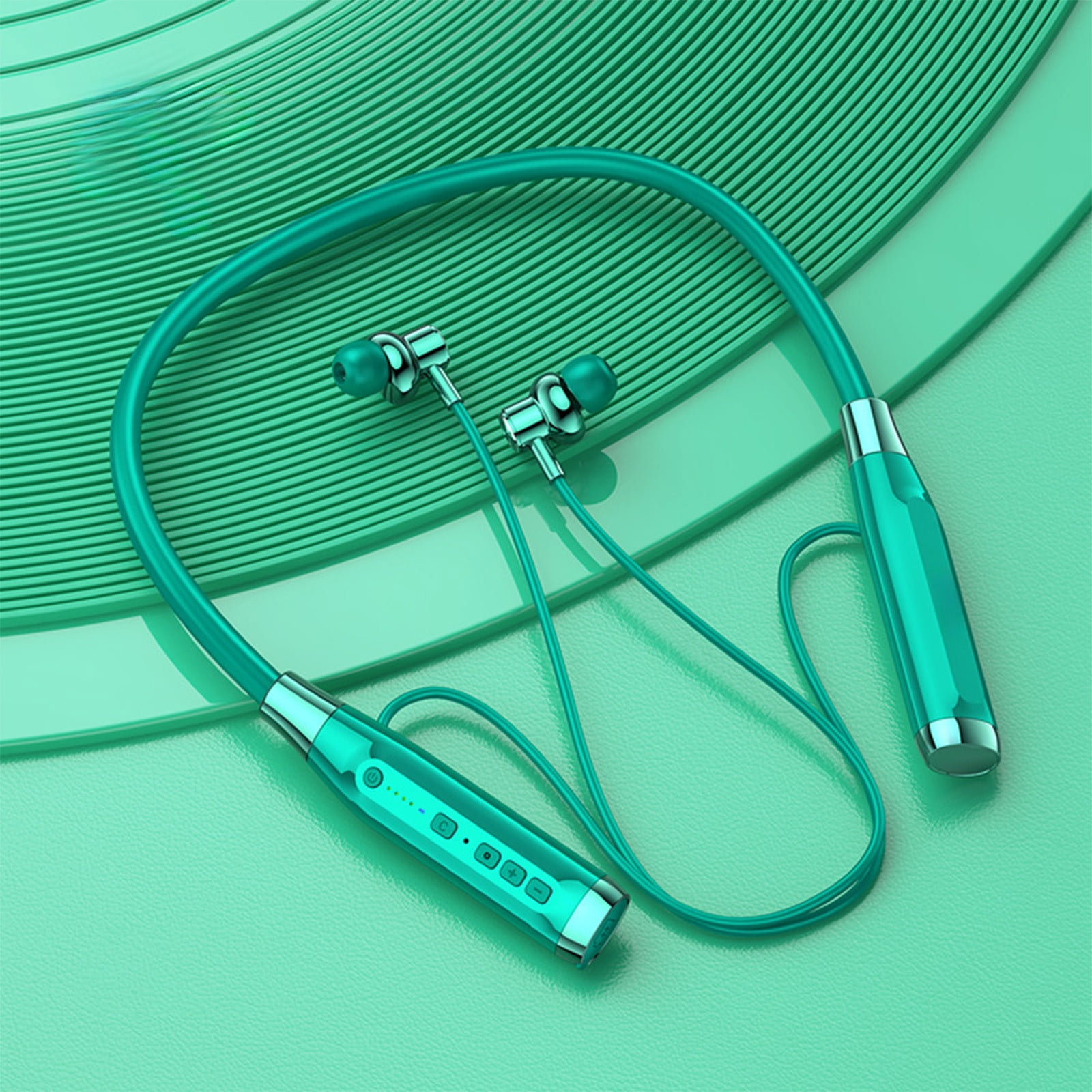 Qaailabf Neck Hanging Bluetooth 5.4 Wireless Earphones - Low Latency ...