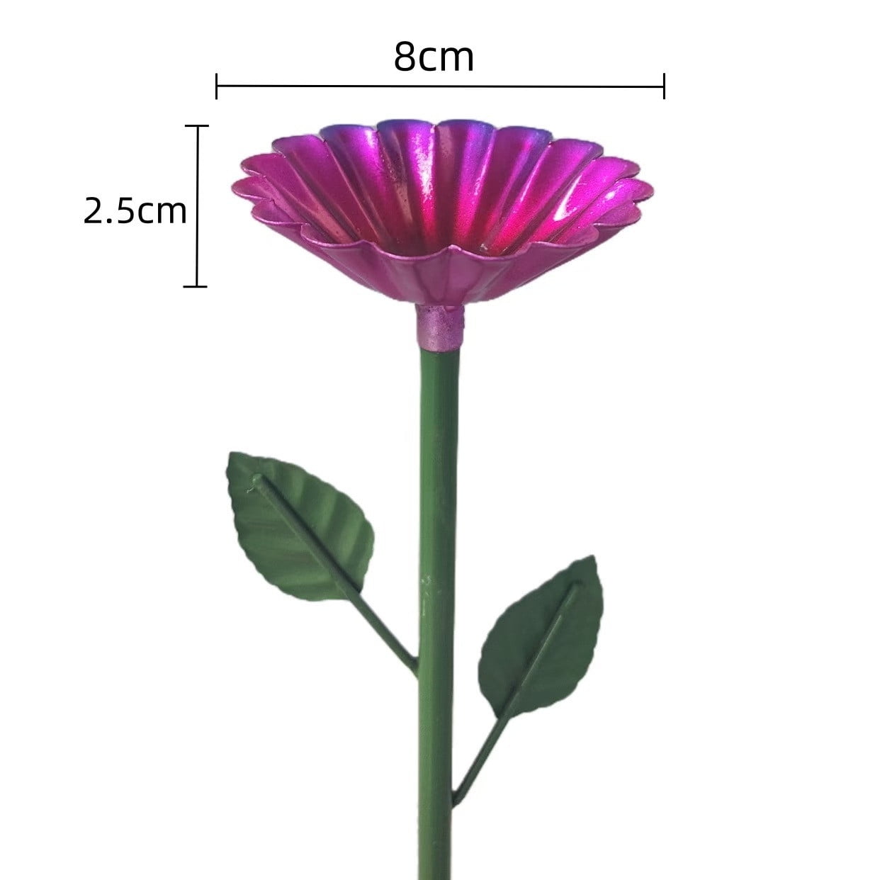 Qaailabf Bird Bath Feeder Outdoor Garden Stake - Decorative Metal ...