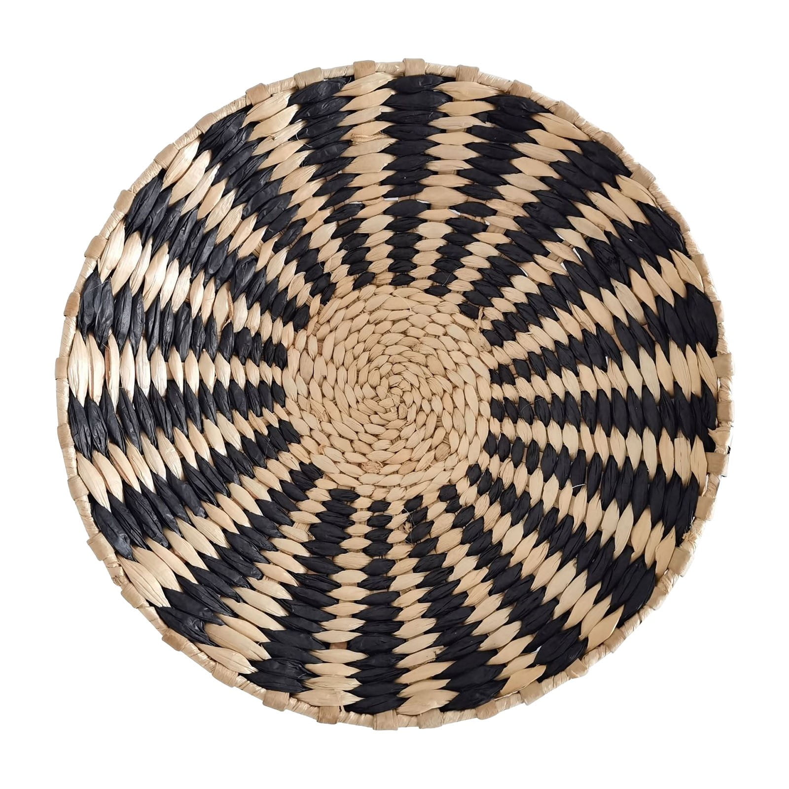Qaailabf Bohemian Hand-Woven Straw Wall Hanging Decoration Natural ...