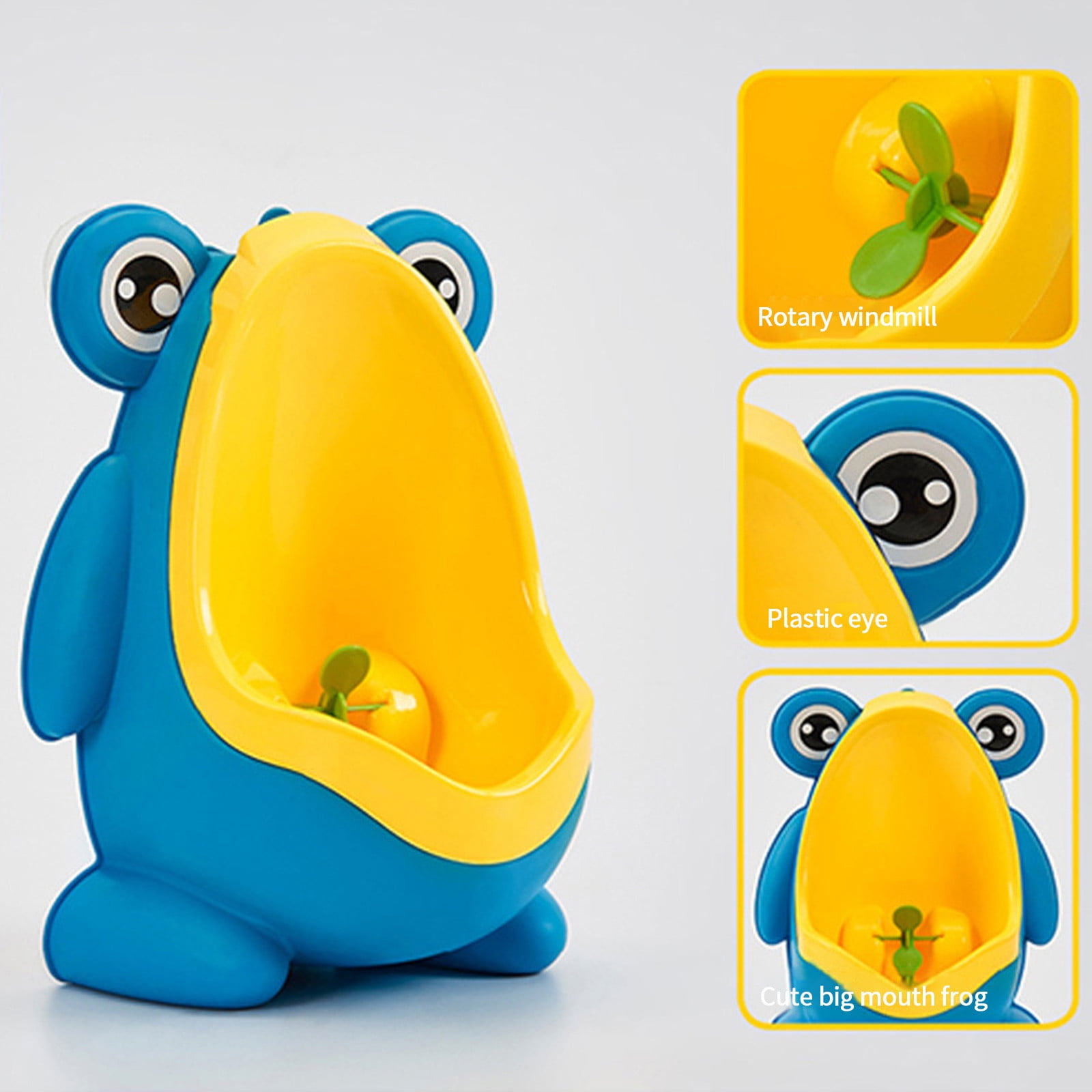 Qaailabf Boys Potty Training Urinal with Windmill, Wall Mounted ...