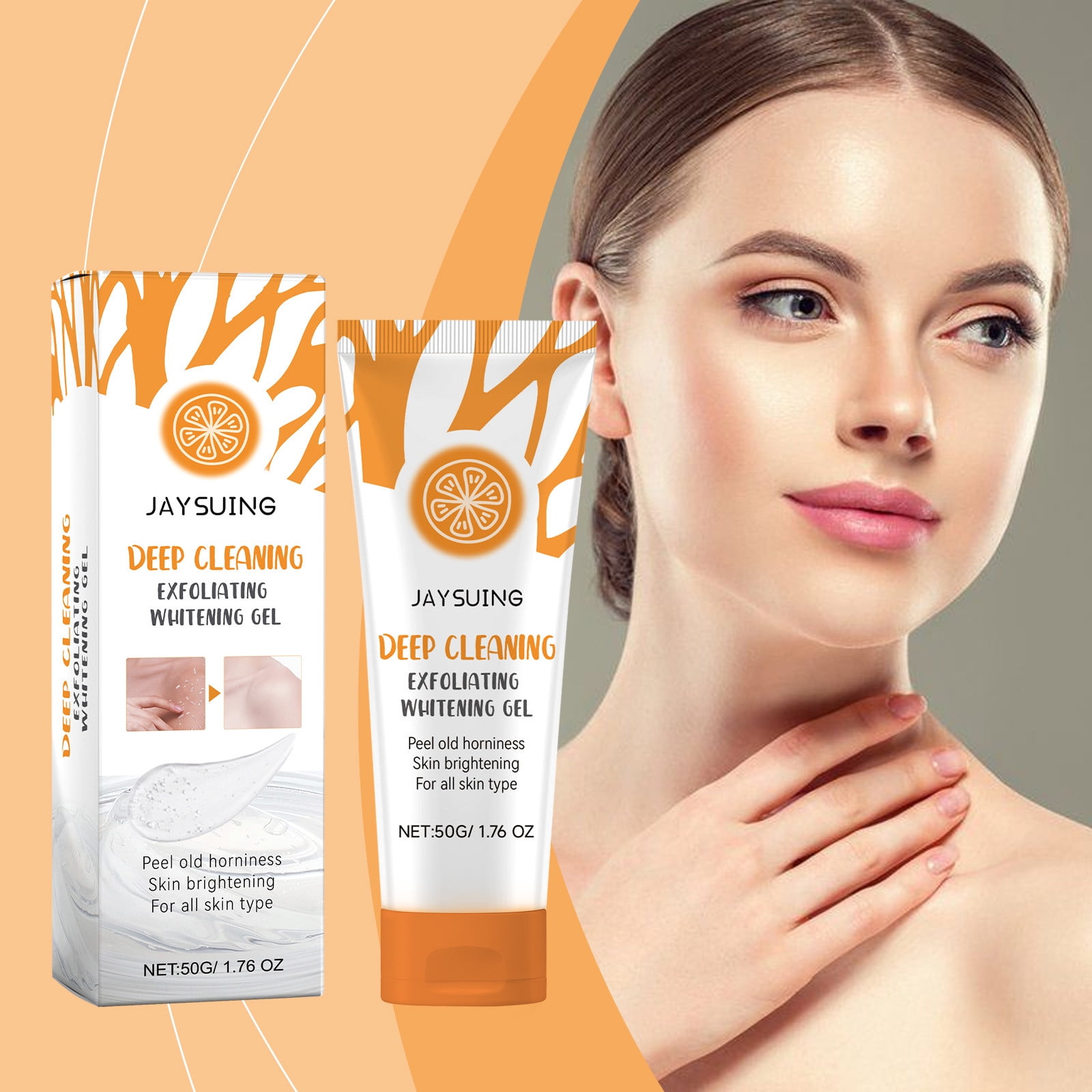 Qaailabf Brightening Exfoliating Peeling Gel 50g - Deep Cleansing ...